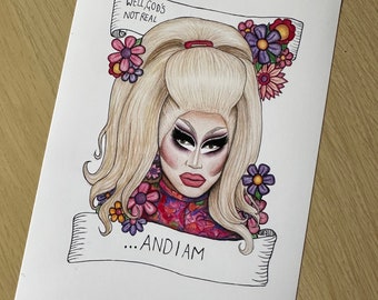 Trixie Mattel 'groovy 70s' Fine Art Print - Etsy