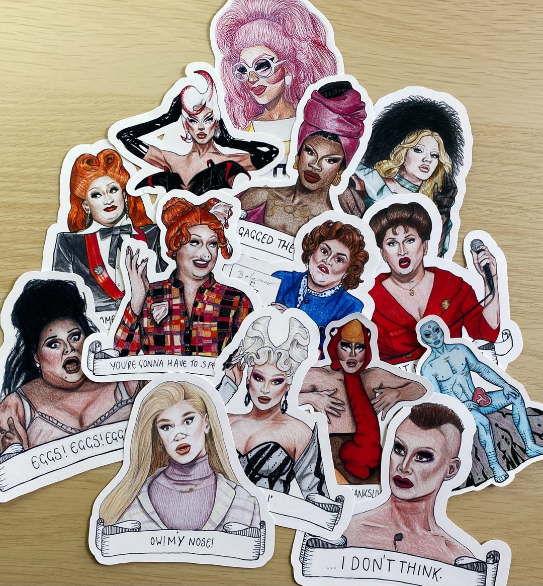 Drag Queen Stickers - Any 2 - Etsy