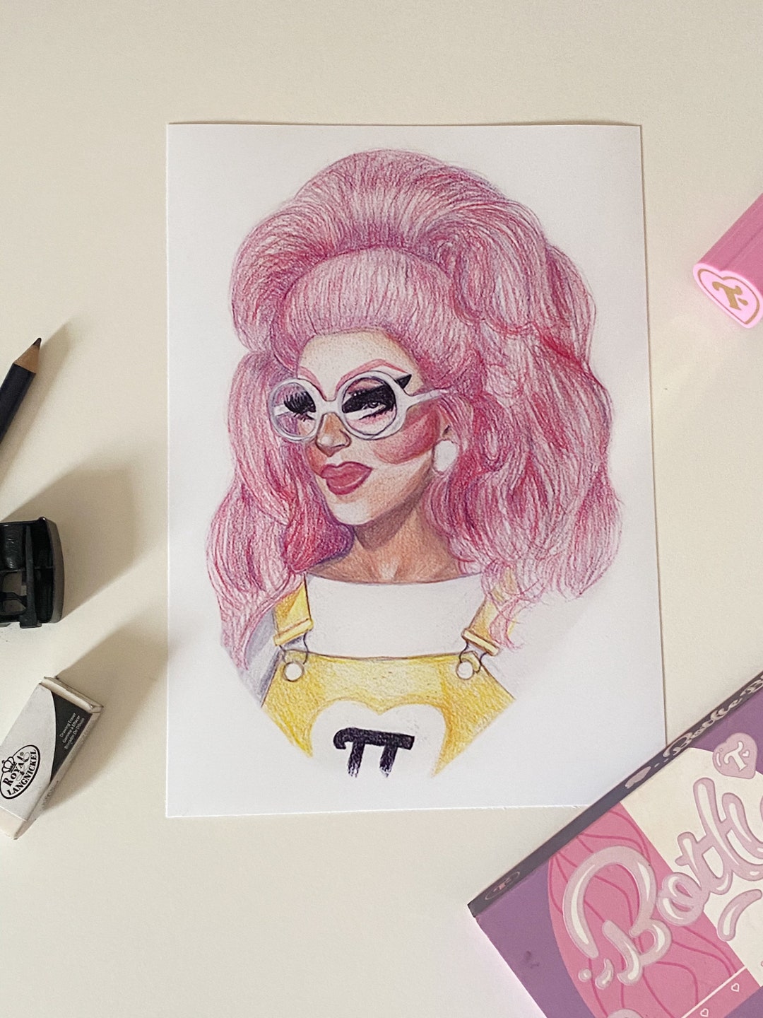 Trixie Mattel IQ Kitty Print/ Sticker - Etsy