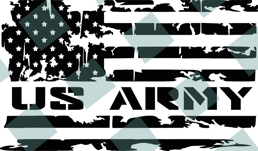 Distressed Flag (army) - Etsy