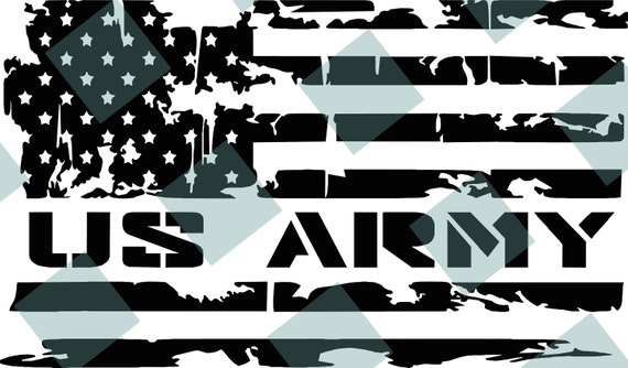 Distressed Flag Army | Etsy