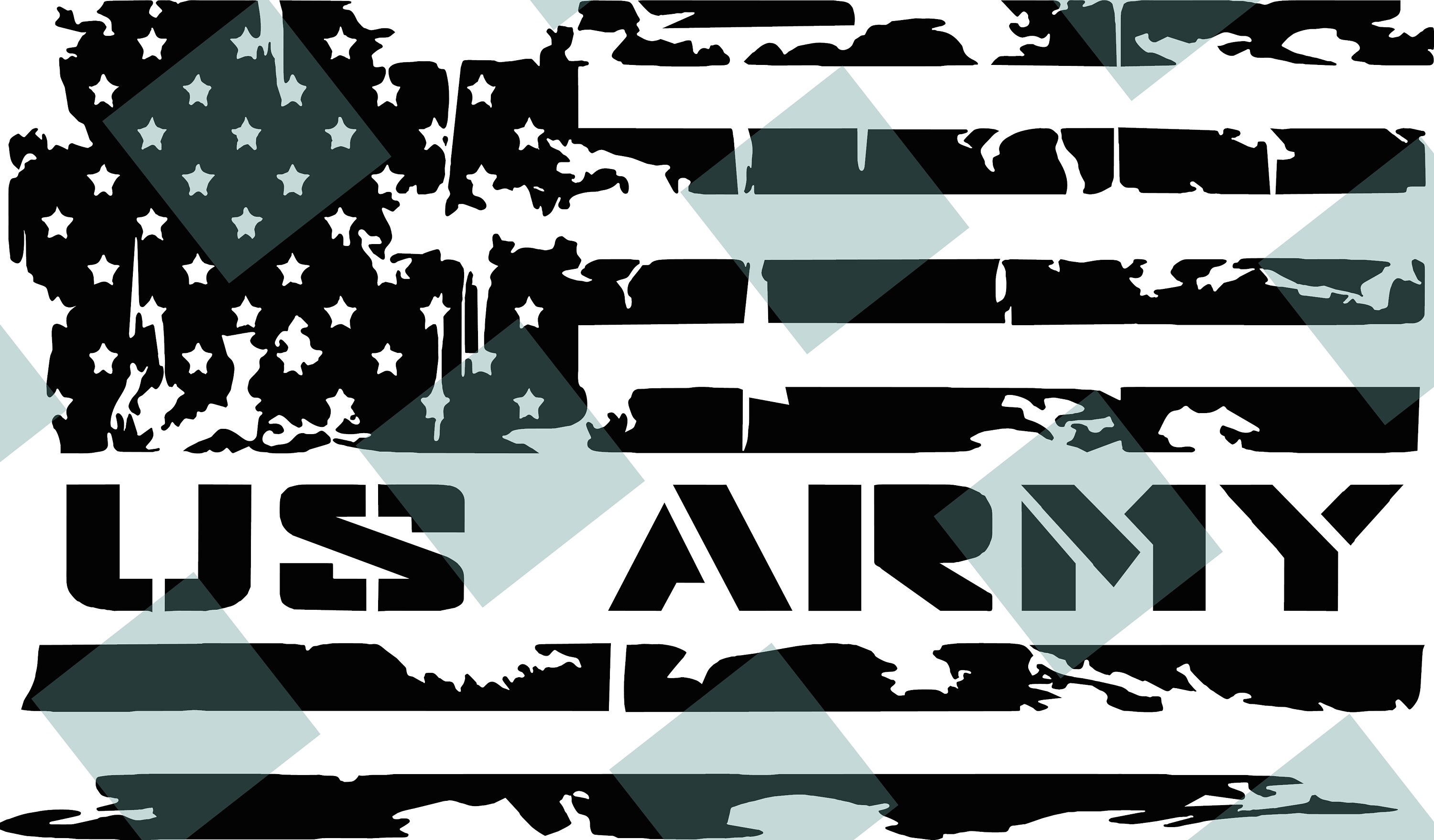 Distressed Flag (army) - Etsy