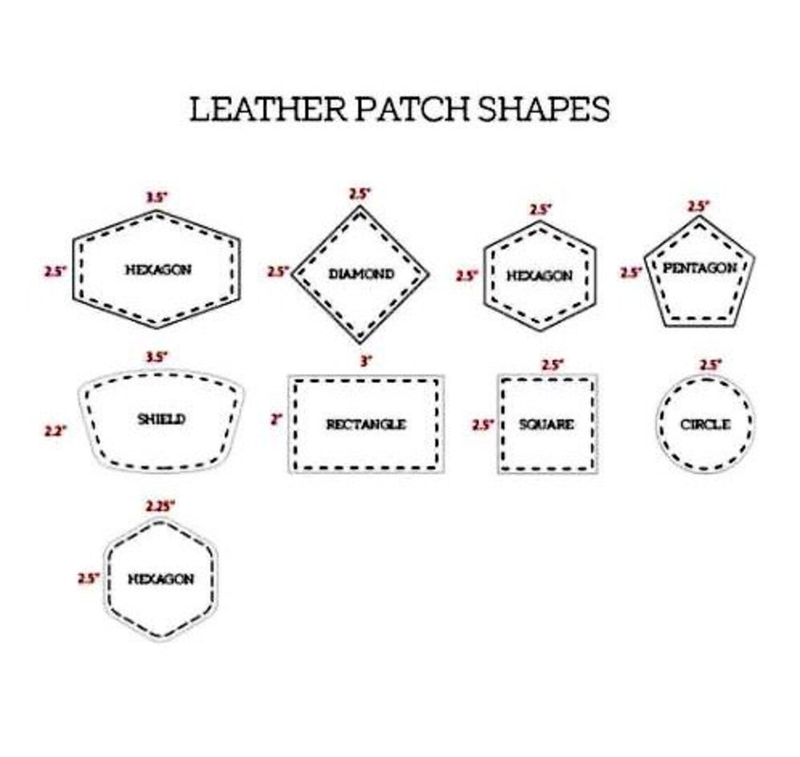 100pcs Leather Patches, Custom Leather Patch - Etsy