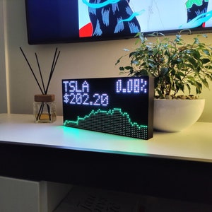 Crypto Ticker Stocks Forex LIVE Price Wifi LED Display - Etsy UK