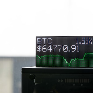 Crypto Ticker Stocks Forex LIVE Price Wifi LED Display - Etsy UK