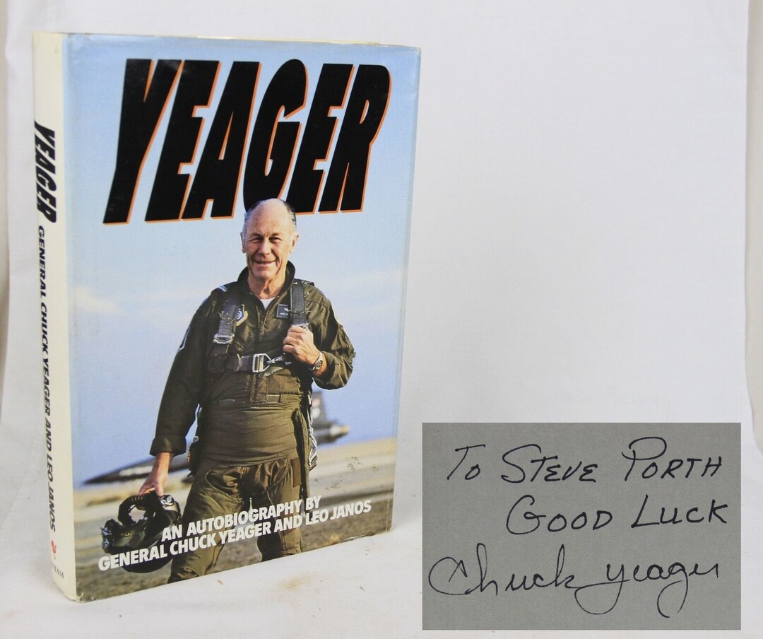 General Chuck Yeager Yeager: an Autobiography 1985 Aviation - Etsy