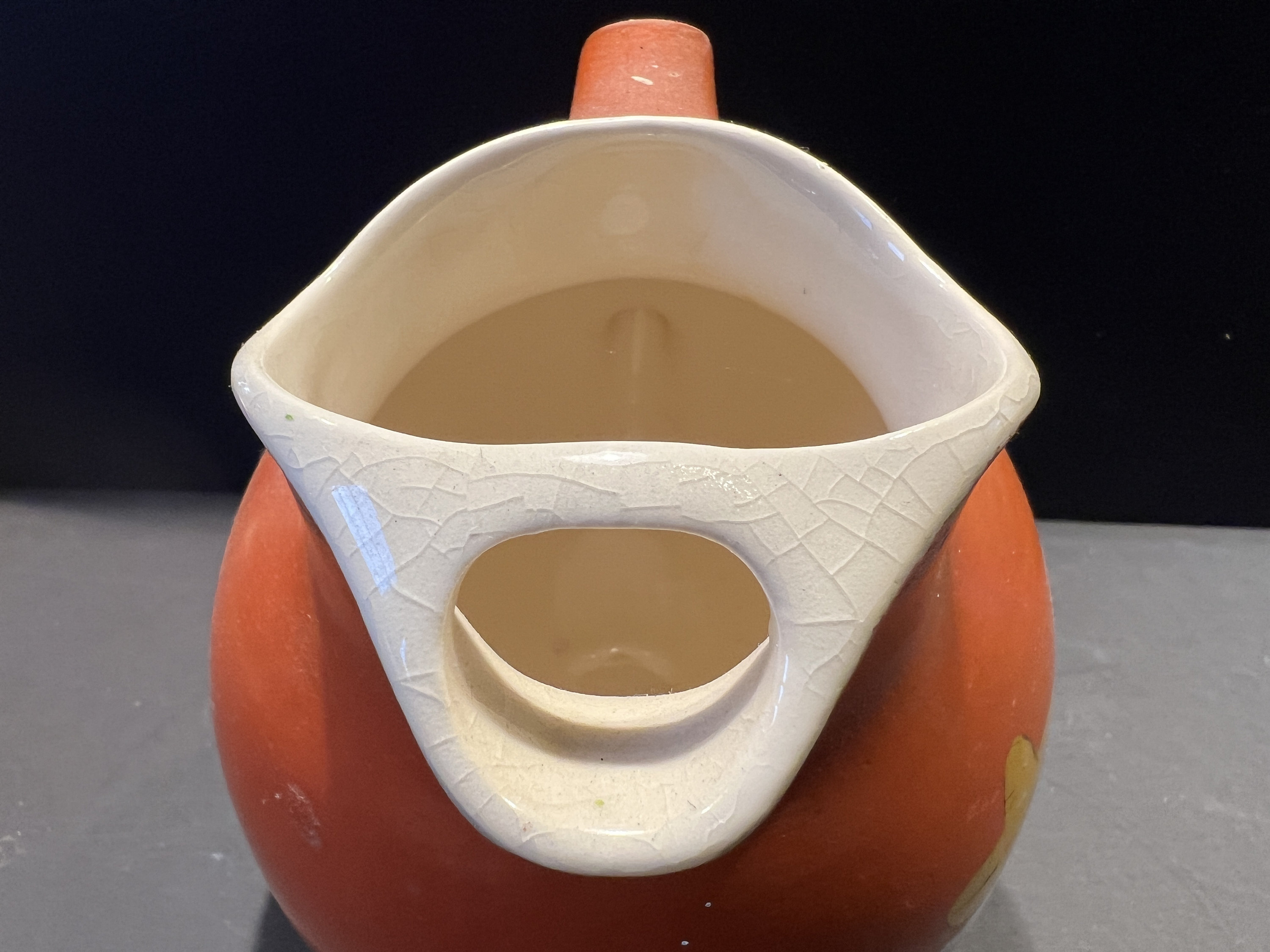 Mexican Orange Pitcher With Sleeping Man With Sombrero Cactus - Etsy