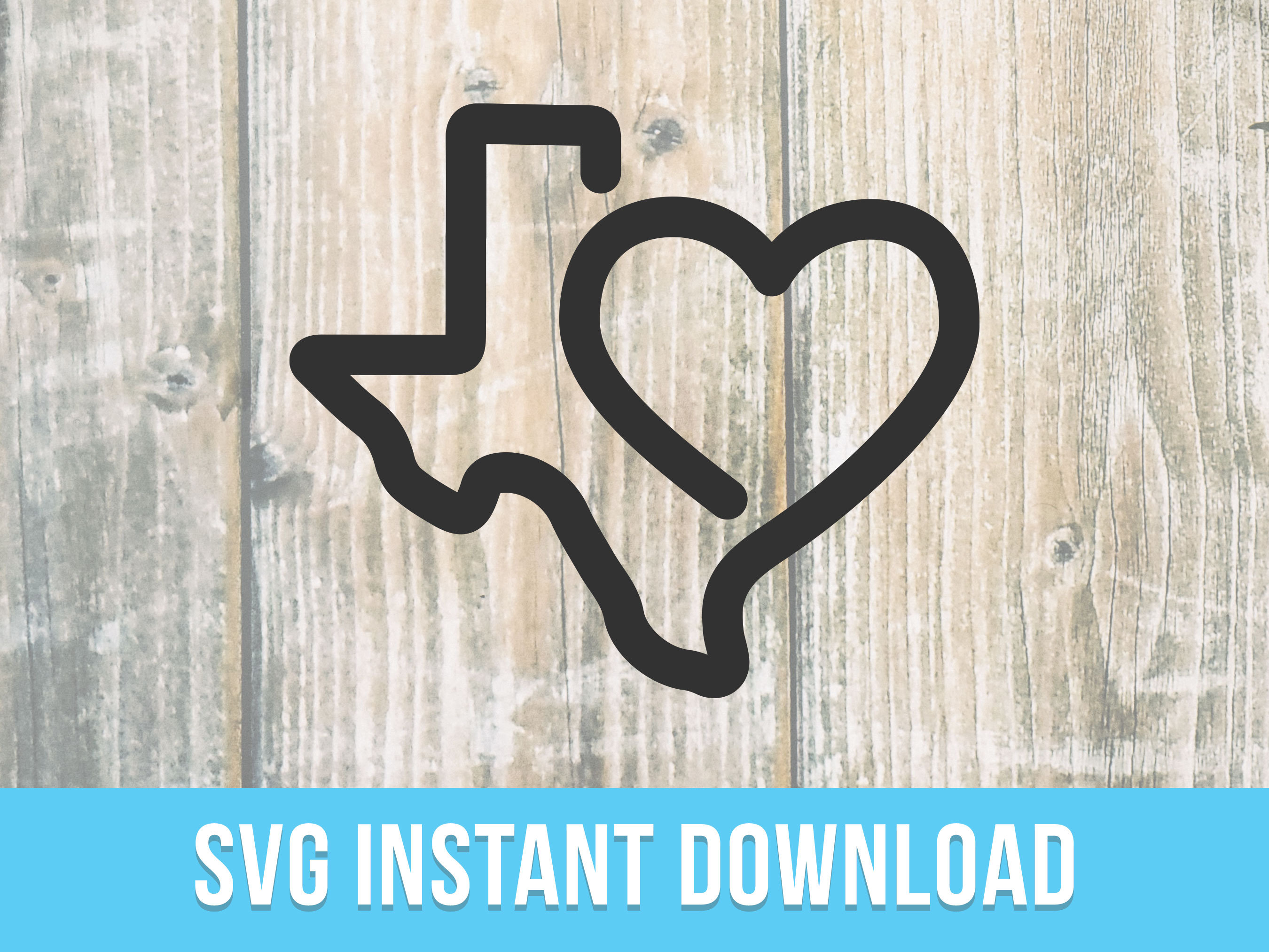 Texas Heart SVG | Texas Love | Digital Download | Texas Cut File | SVG ...