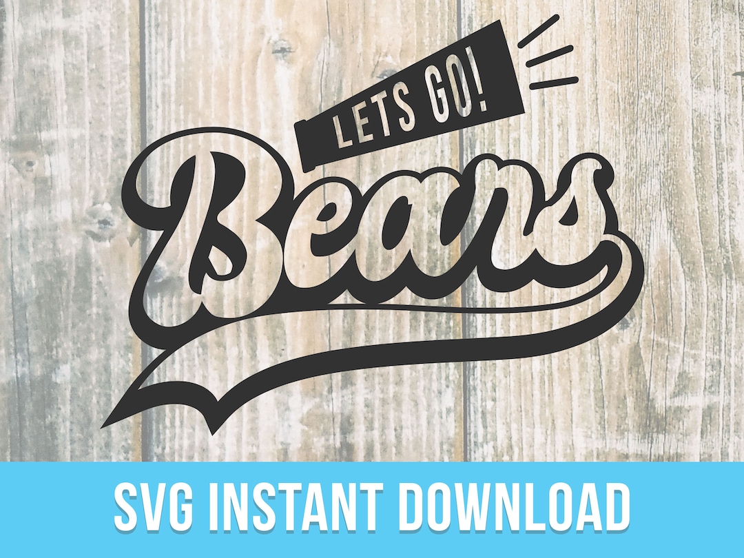 Bears SVG | Let's Go BEARS | Digital Download | Cut File | SVG File for ...