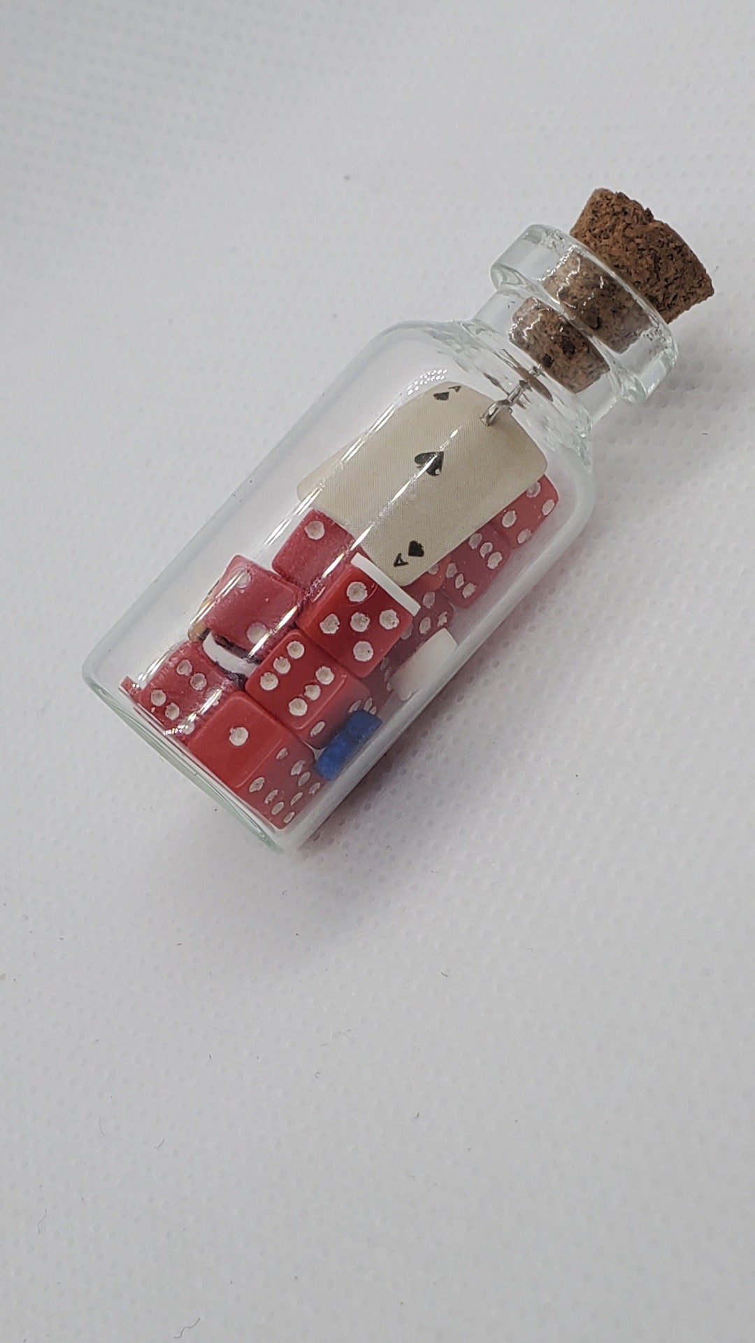Miniature Glass Bottle Decor - Etsy
