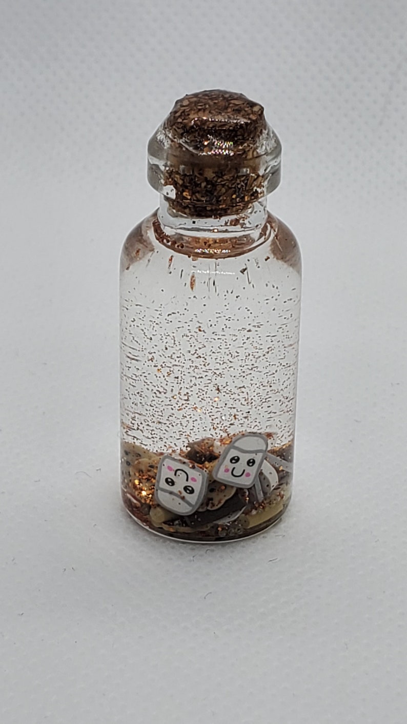Miniature Glass Bottle Decor - Etsy