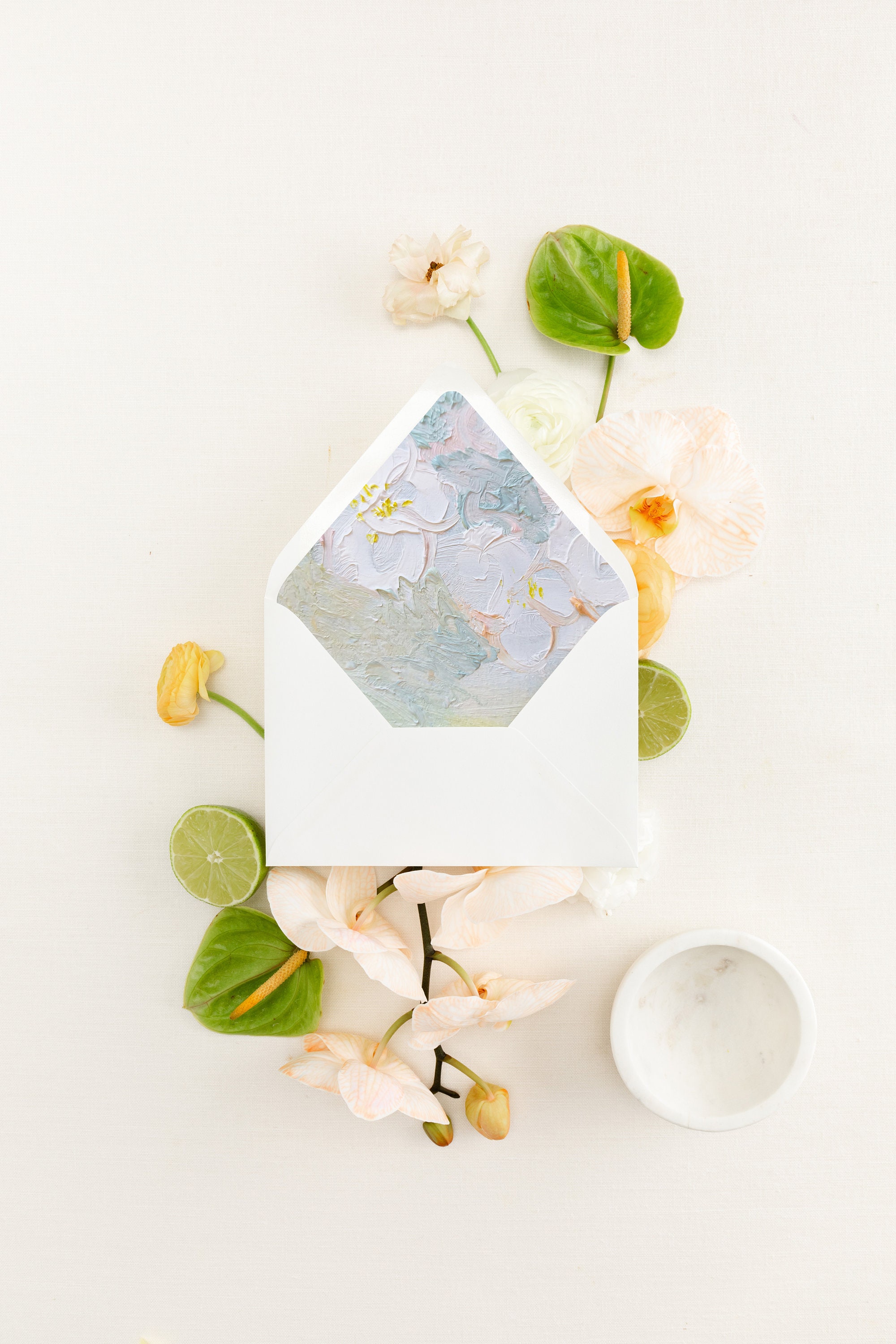 Envelope Liner | Digital Download | Floral Painting - Etsy