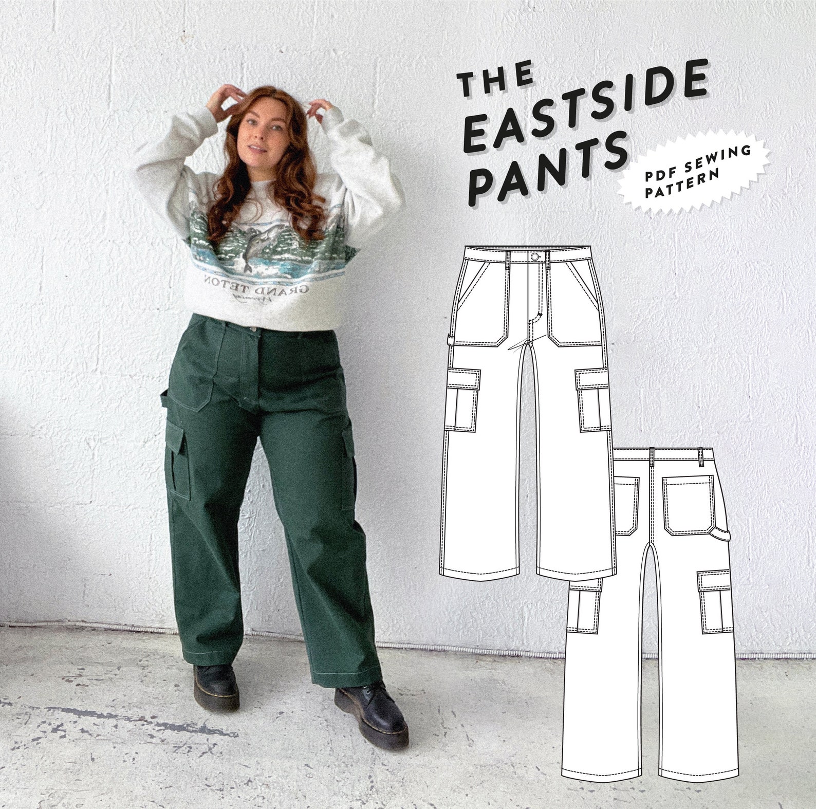 The Eastside Pants - PDF SEWING PATTERN - Etsy