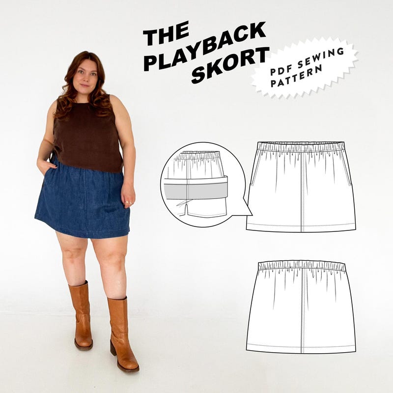 Skorts Pattern - Etsy