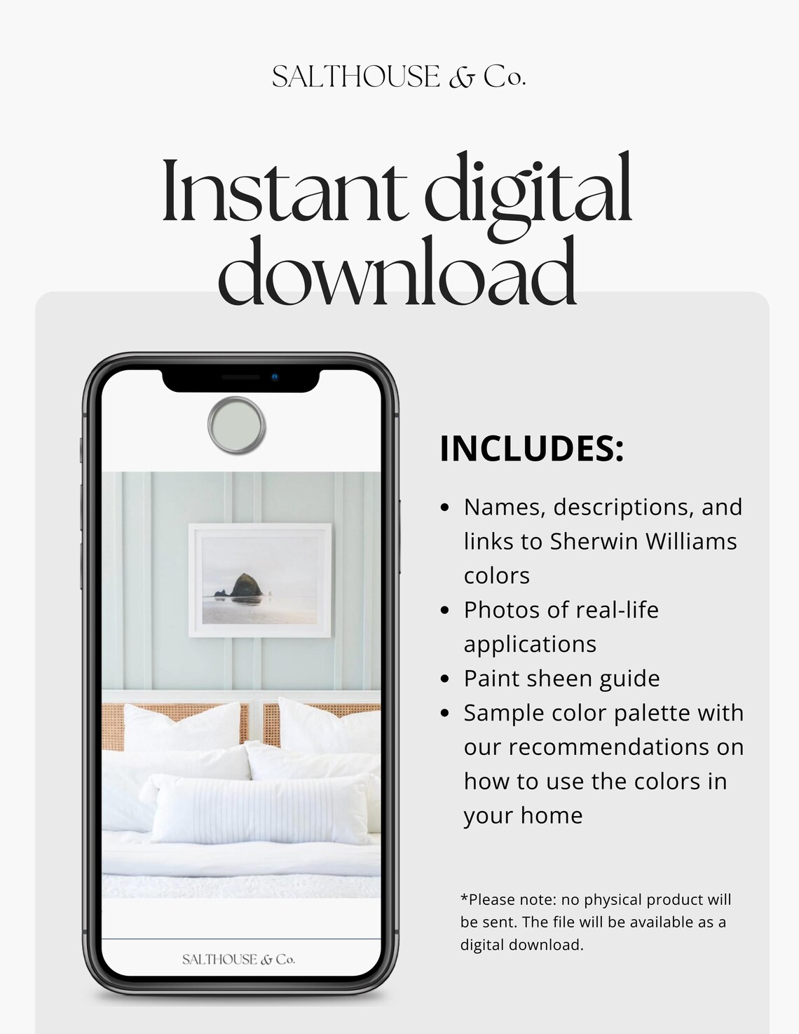 Transitional Paint Color Palette | Digital Download | Sherwin-williams ...