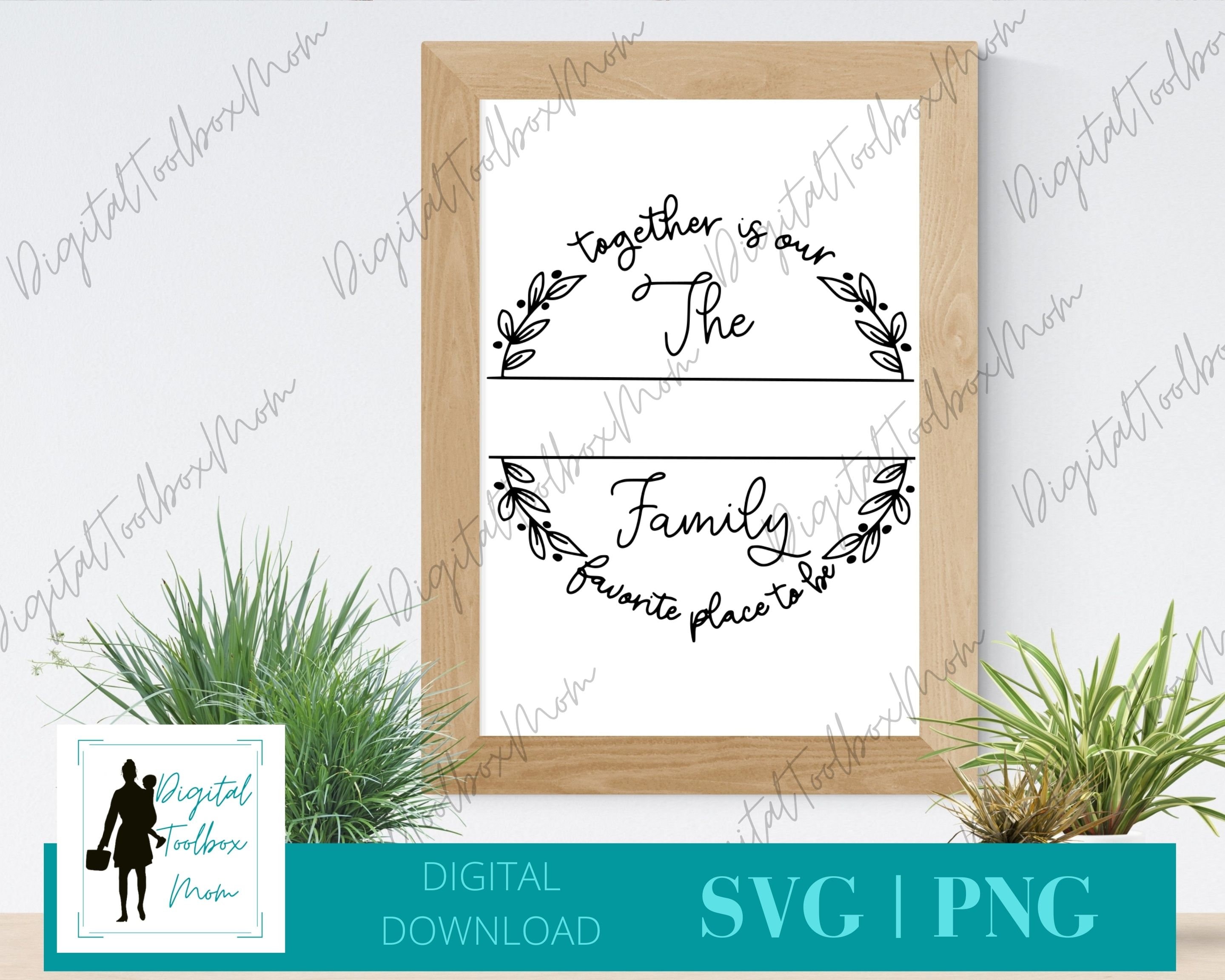 The Family Svg Family SVG Customizable Svg Svg Files for | Etsy