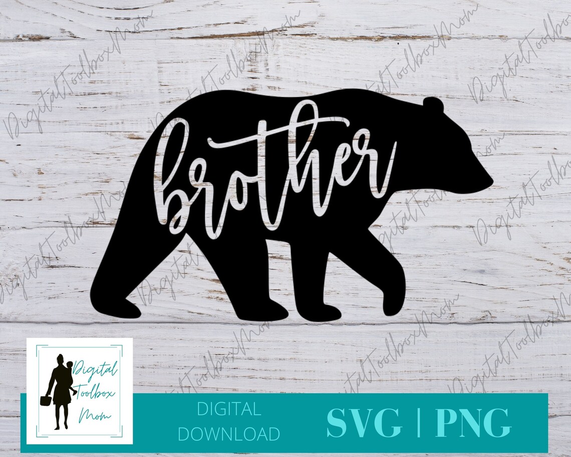 Brother Bear Svg Brother SVG Bear Svg Cute Svg Family Svg - Etsy