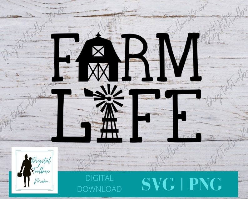Farm Life Svg, Windmill SVG, Barn Svg, Farm SVG, Farmhouse Svg, Svg ...