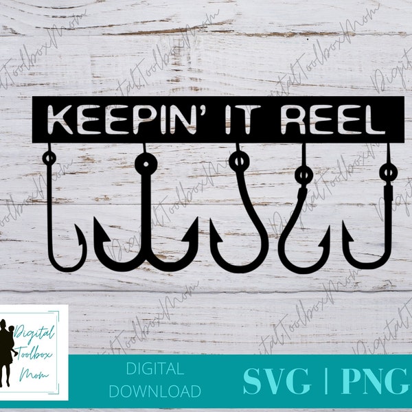 Keepin It Reel Svg - Etsy