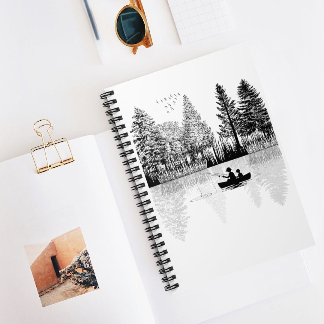 Spiral Notebook, Fishing Notebook, I Love to Fish Notebook, - Etsy