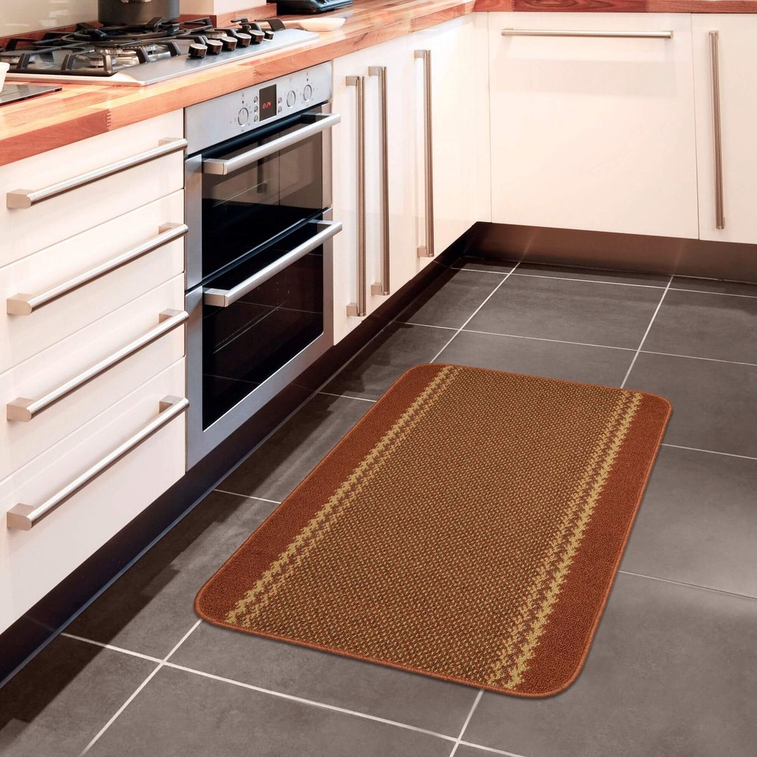 INDOOR DOOR Mat & Runner Terracotta Home Door Mat Washable Non-slip ...
