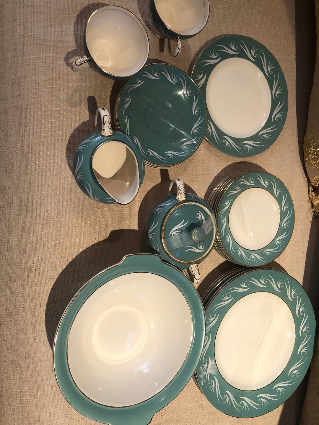 Vintage Set of 25pc Empire Porcelain Staffordshire Made in England - Etsy