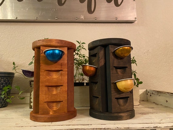 Nespresso Tower Coffee Pod / Capsule Holder Handcrafted - Etsy