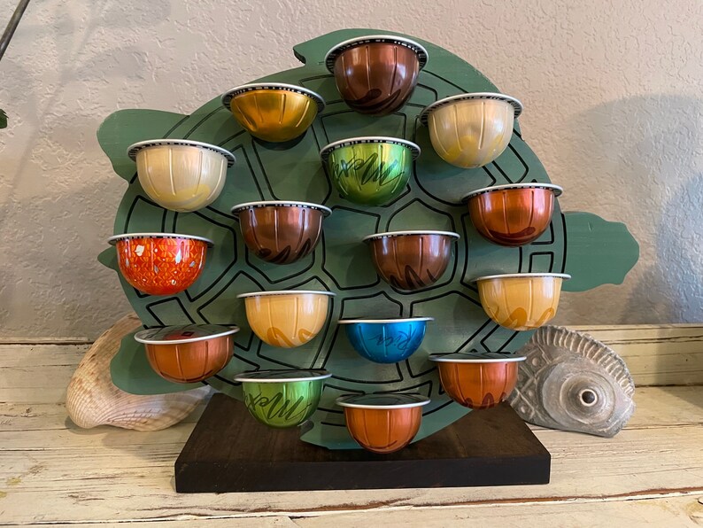 Nespresso Sea Turtle Coffee Capsule / Pod Holder Handcrafted - Etsy