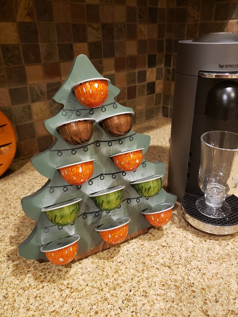 Nespresso Christmas Tree Coffee Capsule / Pod Holder - Etsy