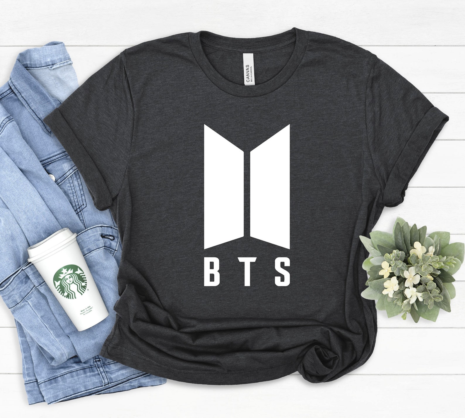 Bts Logo Shirt Bts Group Shirt BTS Love BTS Bangtan Boys - Etsy