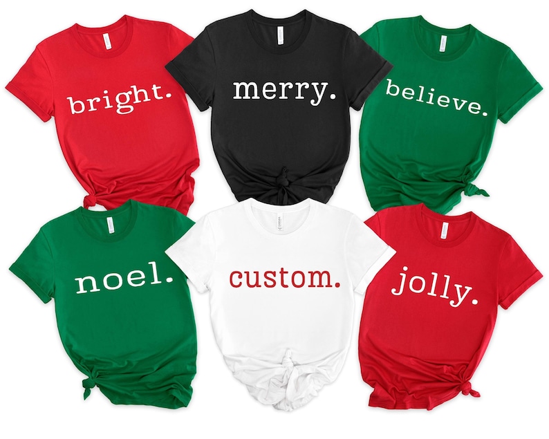 Family Christmas Shirts, Matching Christmas Family Shirts, Custom ...