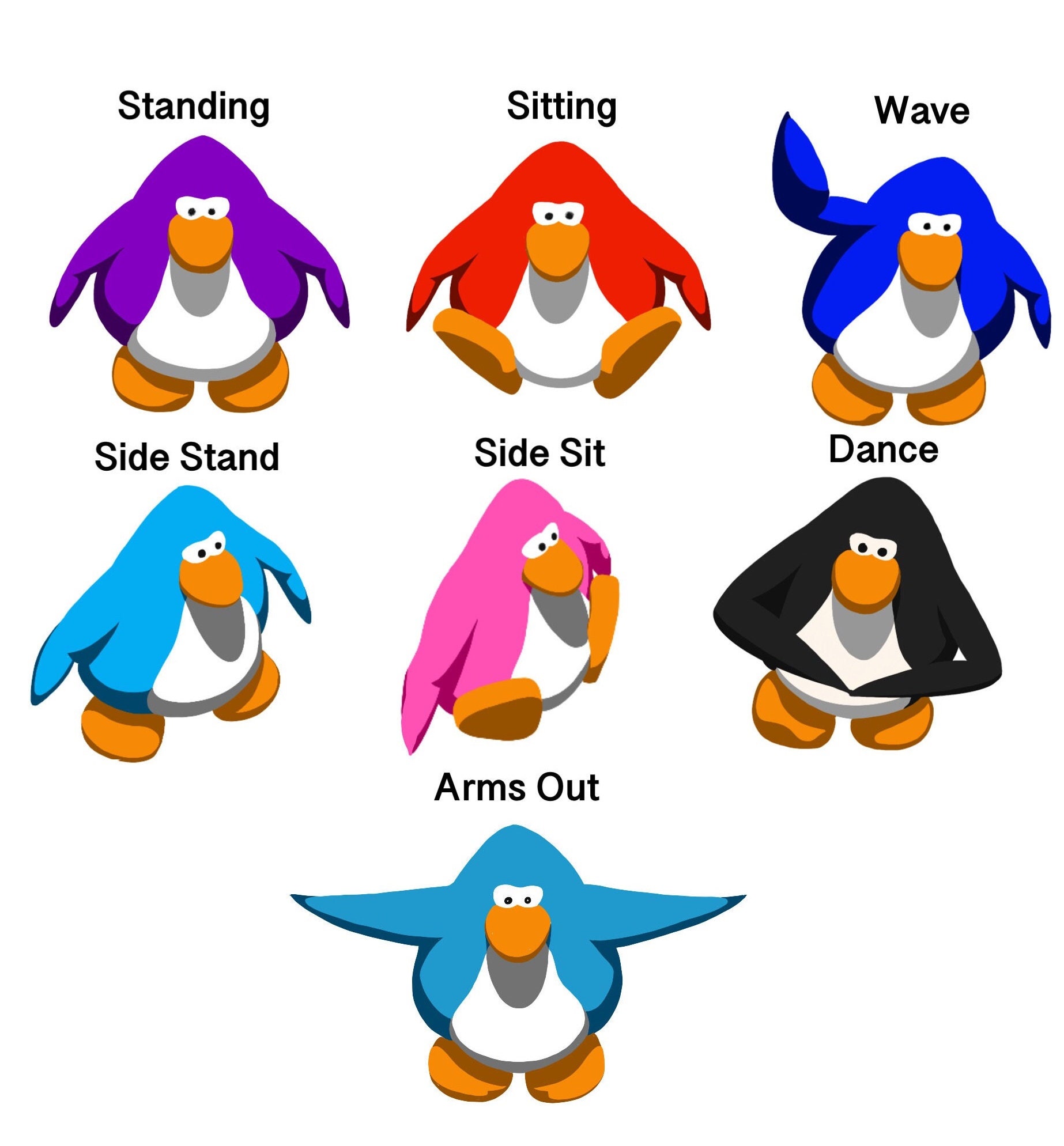 Club Penguin Chat Bubble Accessory Customizable Charm - Etsy