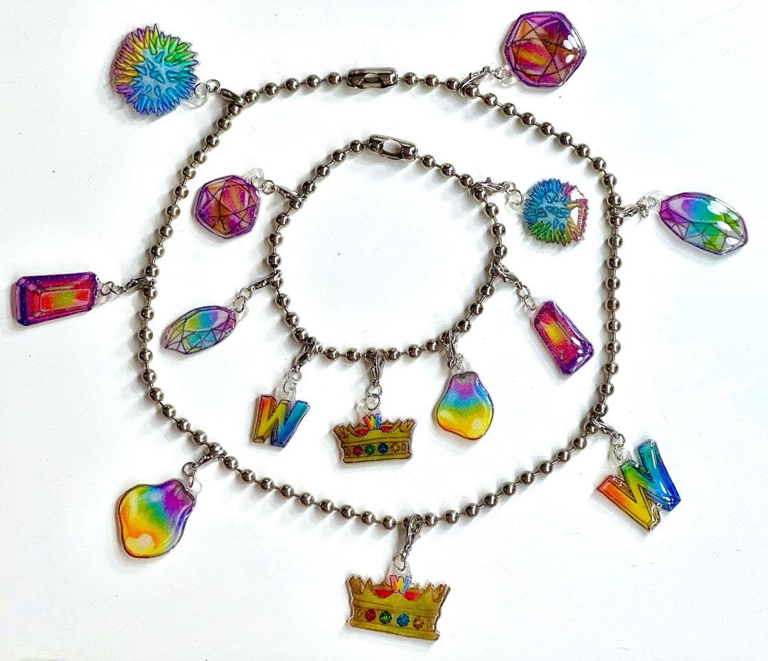 Webkinz Gem Charm Necklace & Bracelet - Etsy