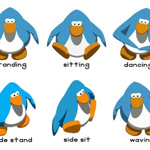 Club Penguin Chat Bubble Accessory Customizable Charm & Earrings - Etsy