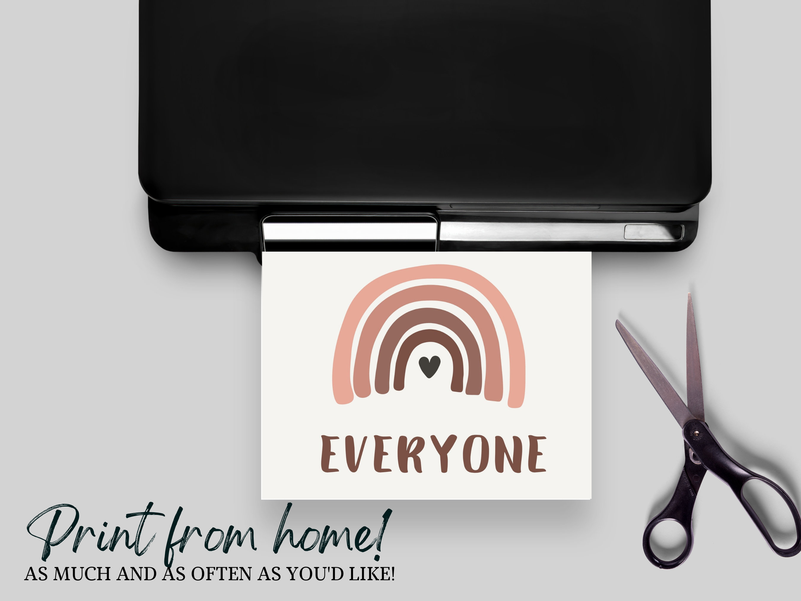 Therapy is for Everyone Printable, Therapist Gift, Quote, Recovery Gift ...