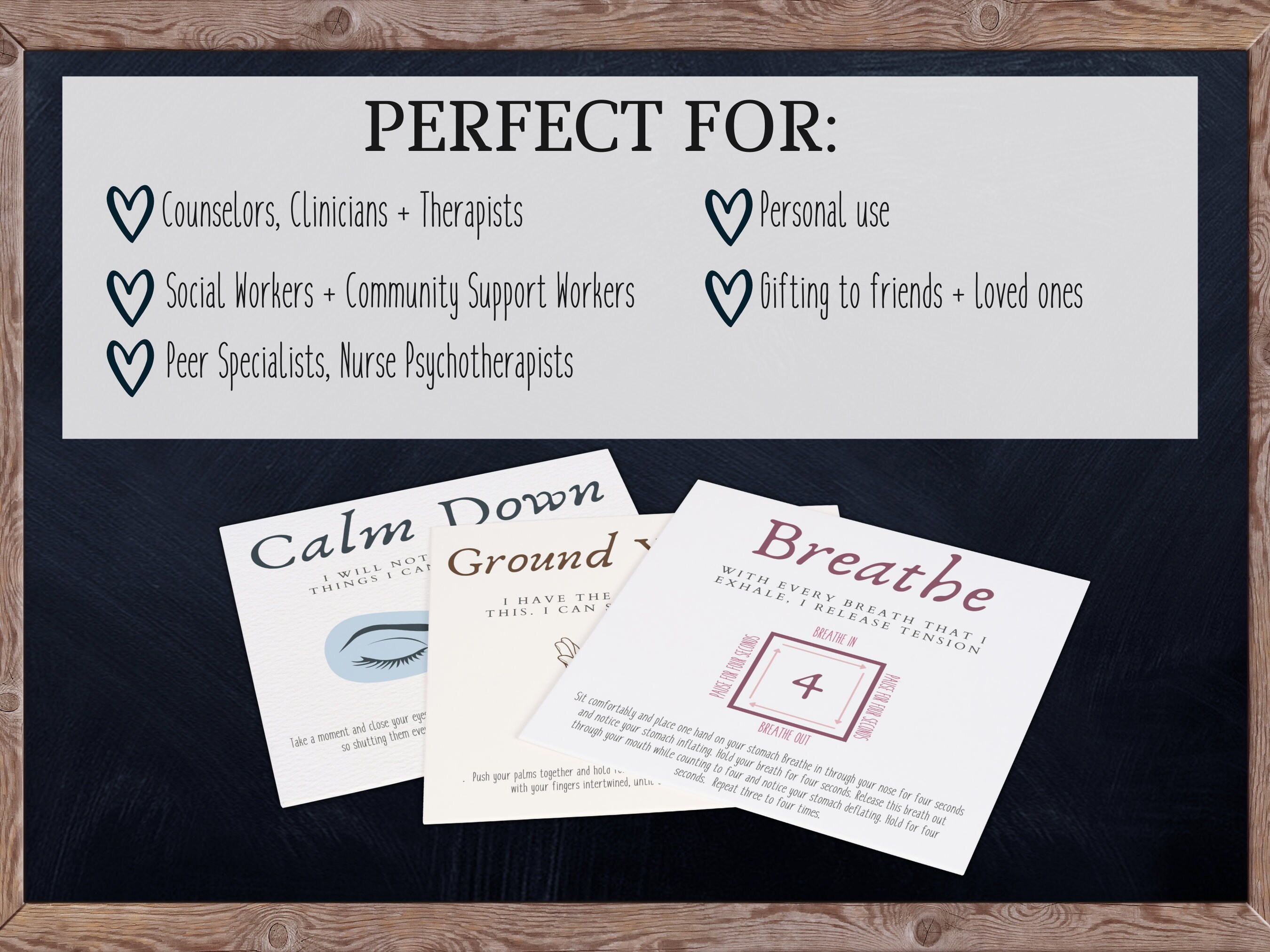 Anxiety Coping Cards Digital Print, Anxiety Relief, Skills for Stress ...