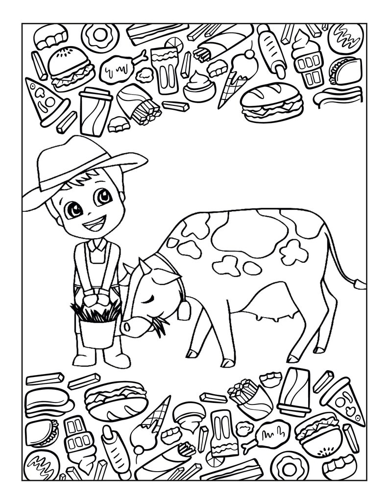 I Have A Sweet Tooth Coloring Pages - Etsy Australia