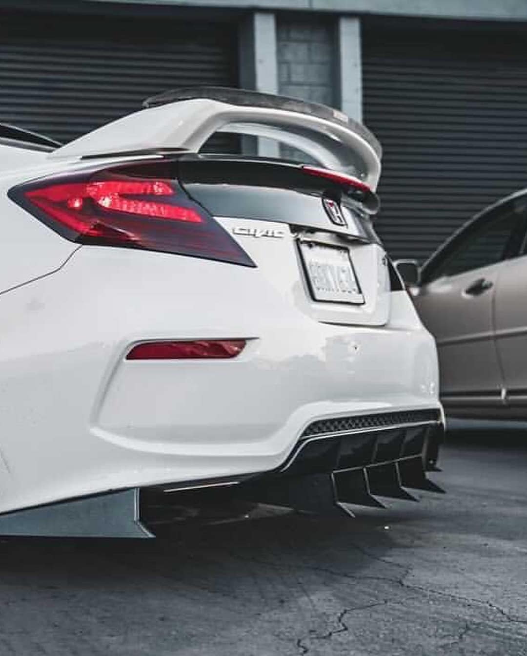 2012-2015 Honda Civic Si Coupe 3pc. "shark Fin" Diffuser - Etsy