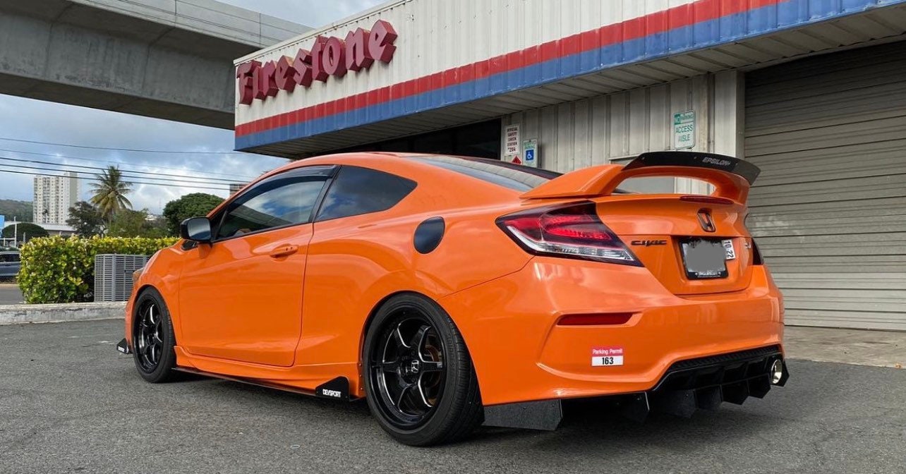 3 Piece Rear Diffuser 2013-15 Honda Civic Si Coupe - Etsy