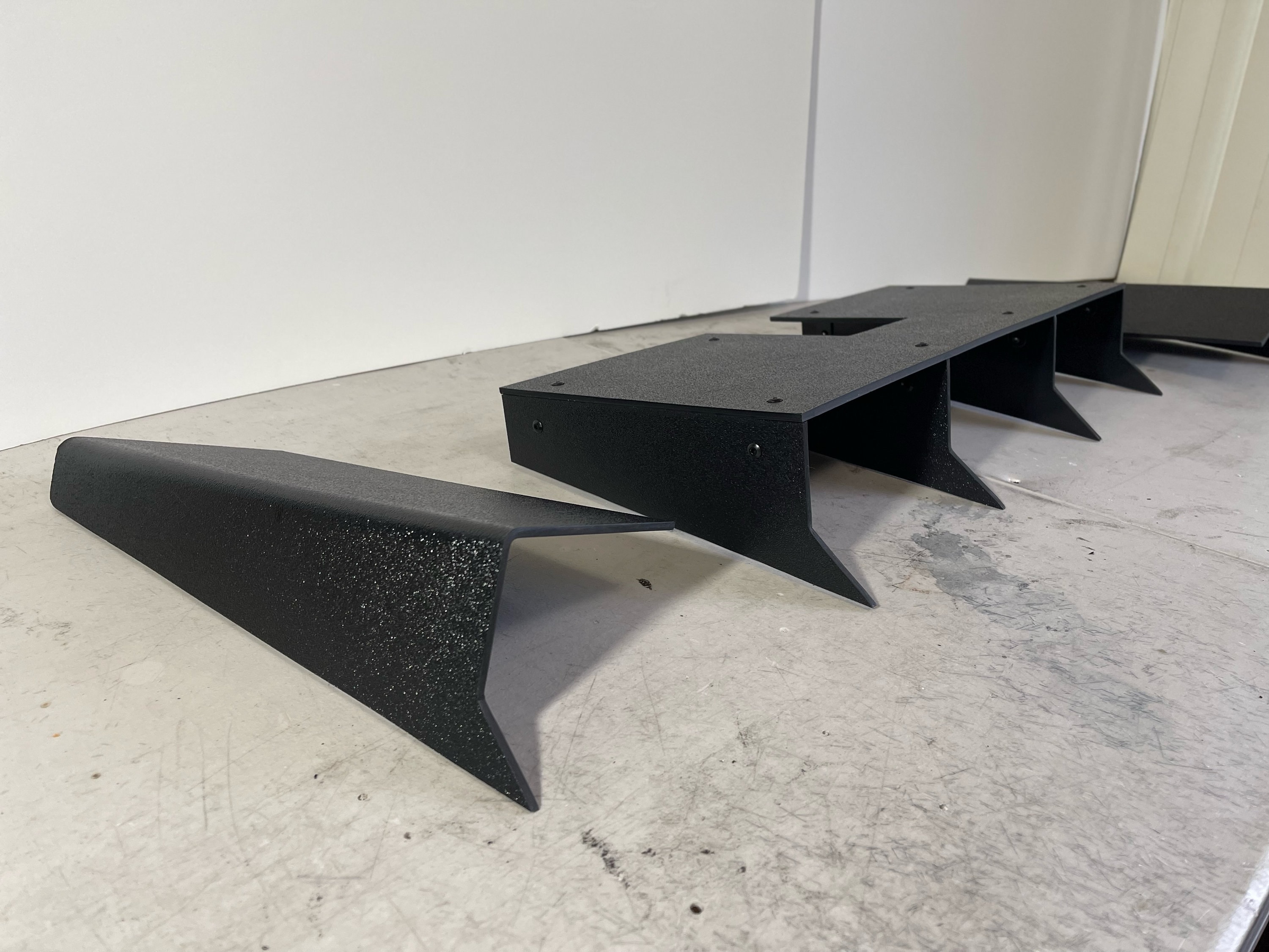 3 Piece Shark Fin Rear Diffuser 12-15 Honda Civic Si or Non-si Sedan - Etsy
