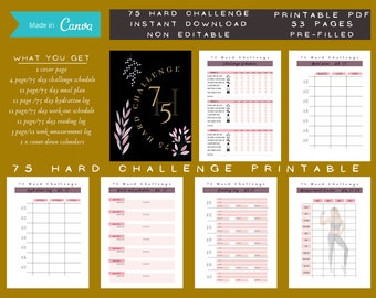 75 Hard Journal | Etsy