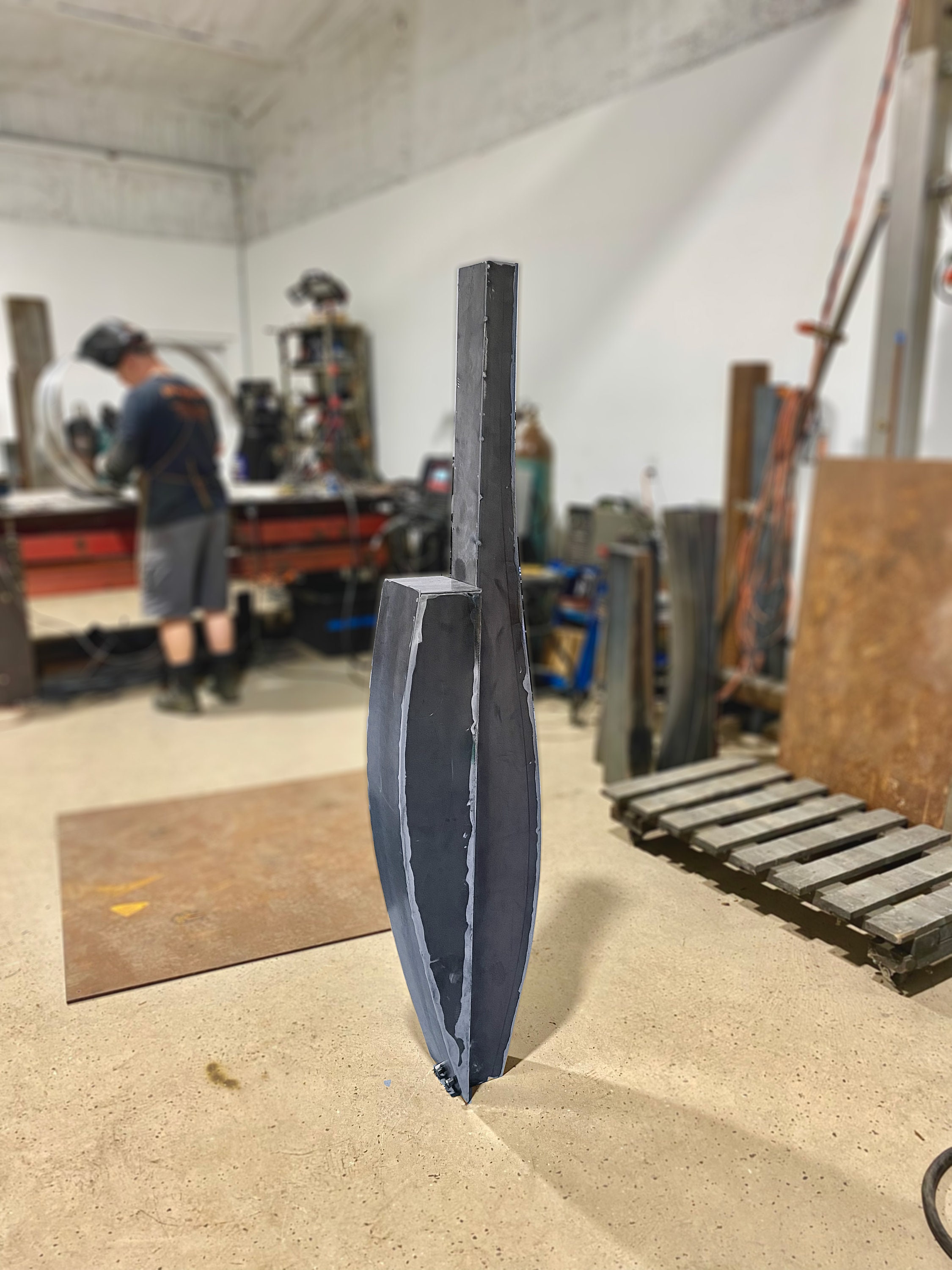 Duet-fyr Contemporary Metal Garden Sculpture Indoor and Outdoor. - Etsy