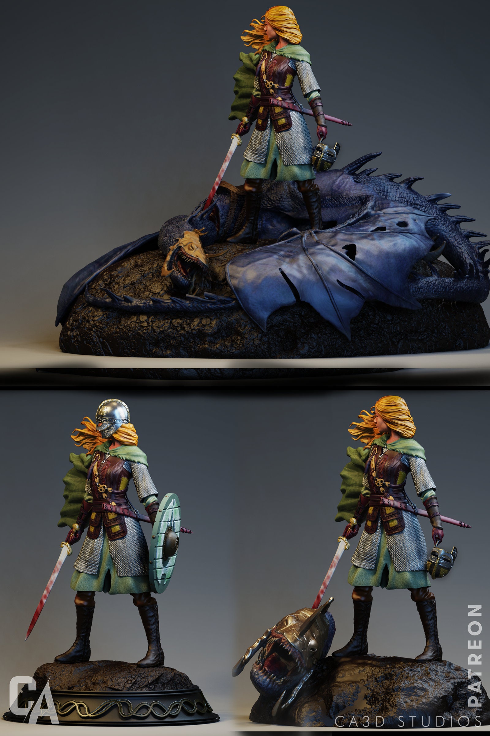 Eowyn LOTR Collectible Resin Miniature Variant 1 - Etsy