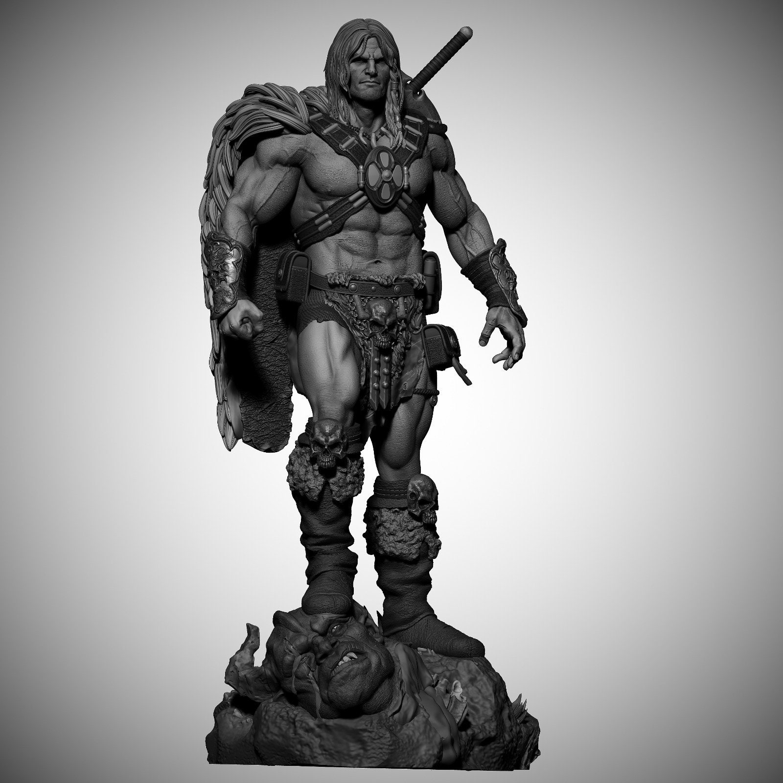 He-man Collectible Resin Miniature Fan Art - Etsy