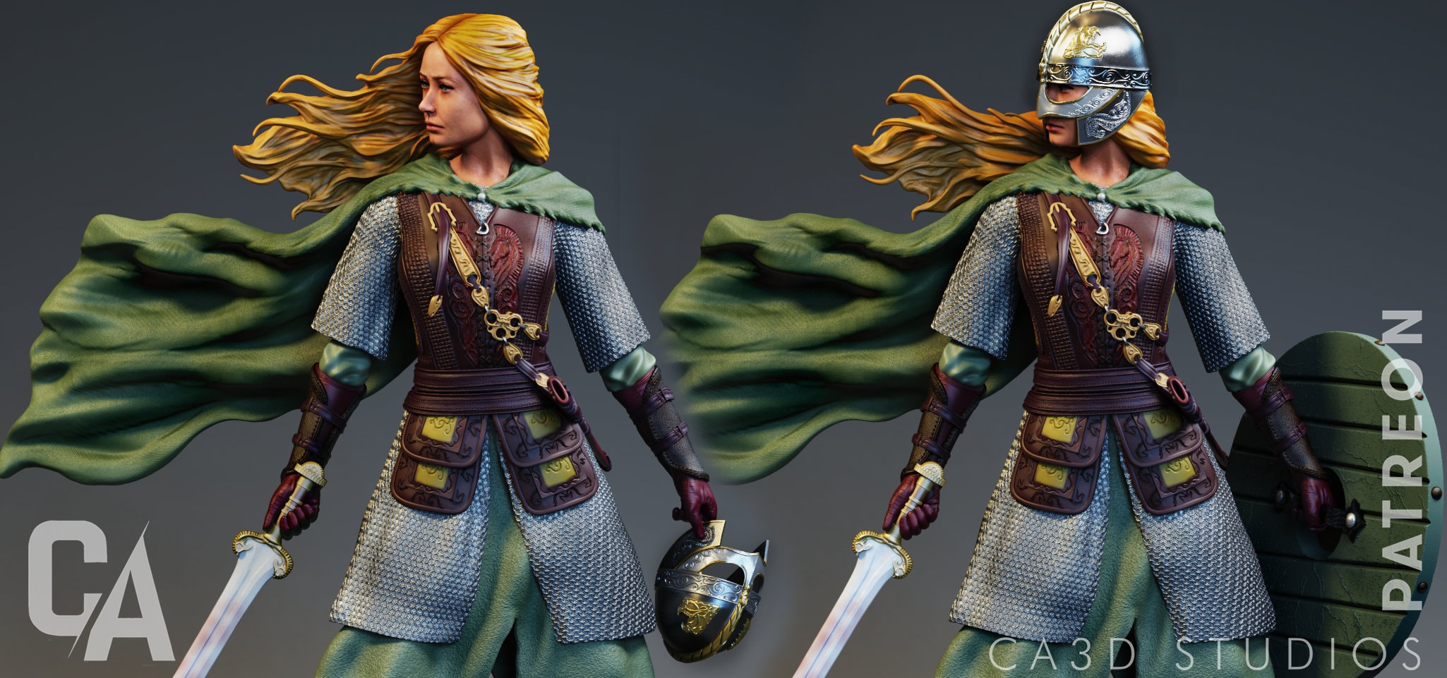 Eowyn LOTR Collectible Resin Miniature Variant 1 - Etsy