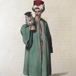 Turban Bearer to the GRAND SIGNOR ottoman Costume Original - Etsy