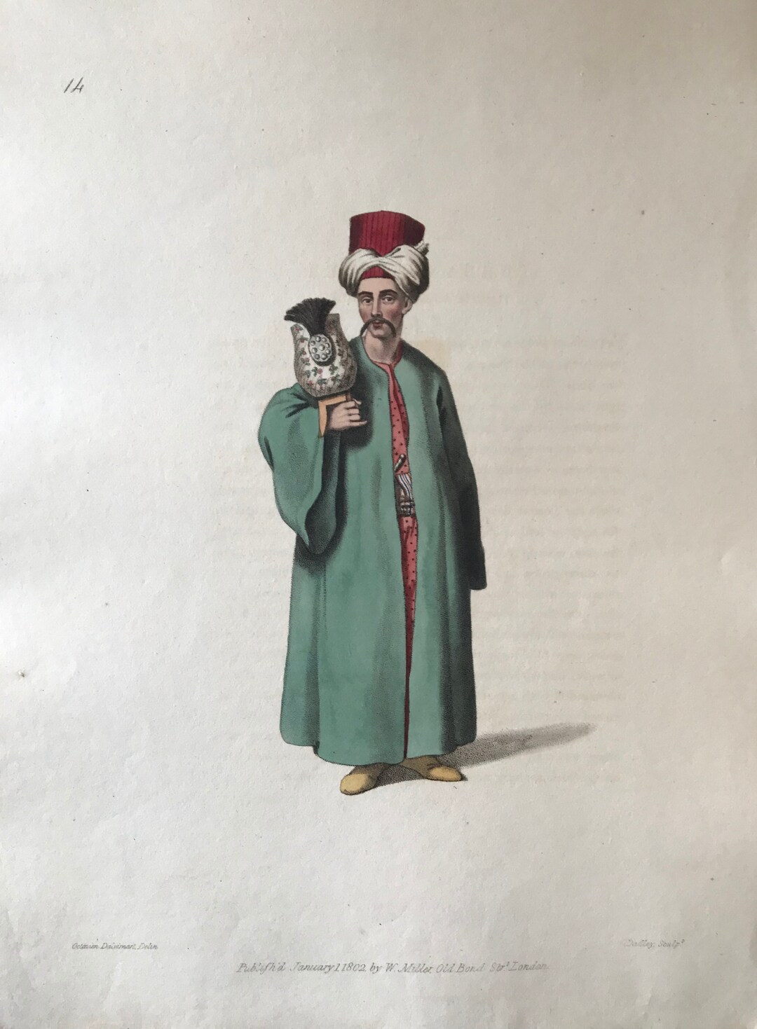 Turban Bearer to the GRAND SIGNOR ottoman Costume Original - Etsy