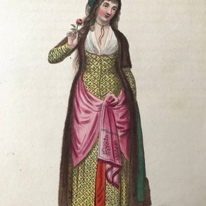 A SULTANA, OR KADDIN (ottoman - Costume) Original - Etsy