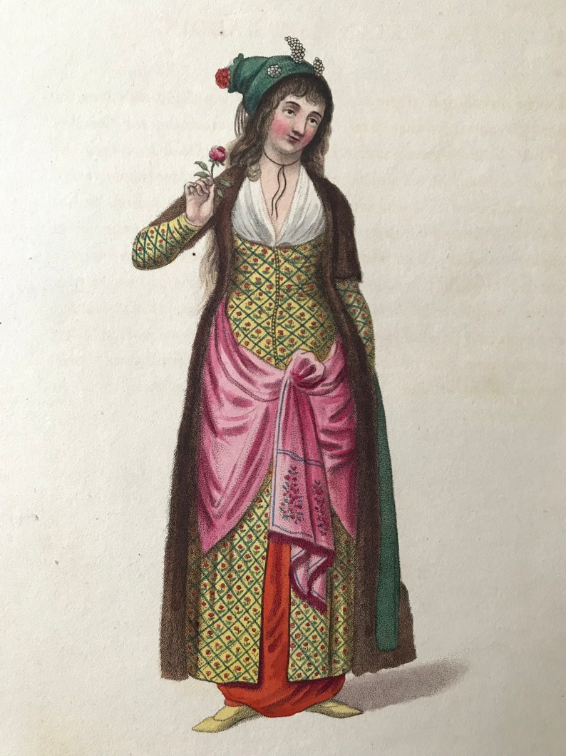 A SULTANA, OR KADDIN (ottoman - Costume) Original - Etsy