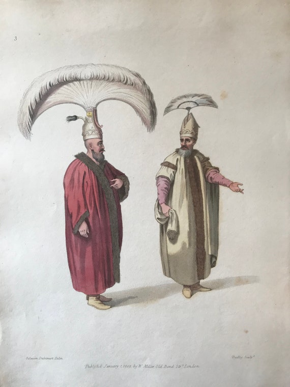 Officers of the Grand Signior costume Ottoman Empire | Etsy